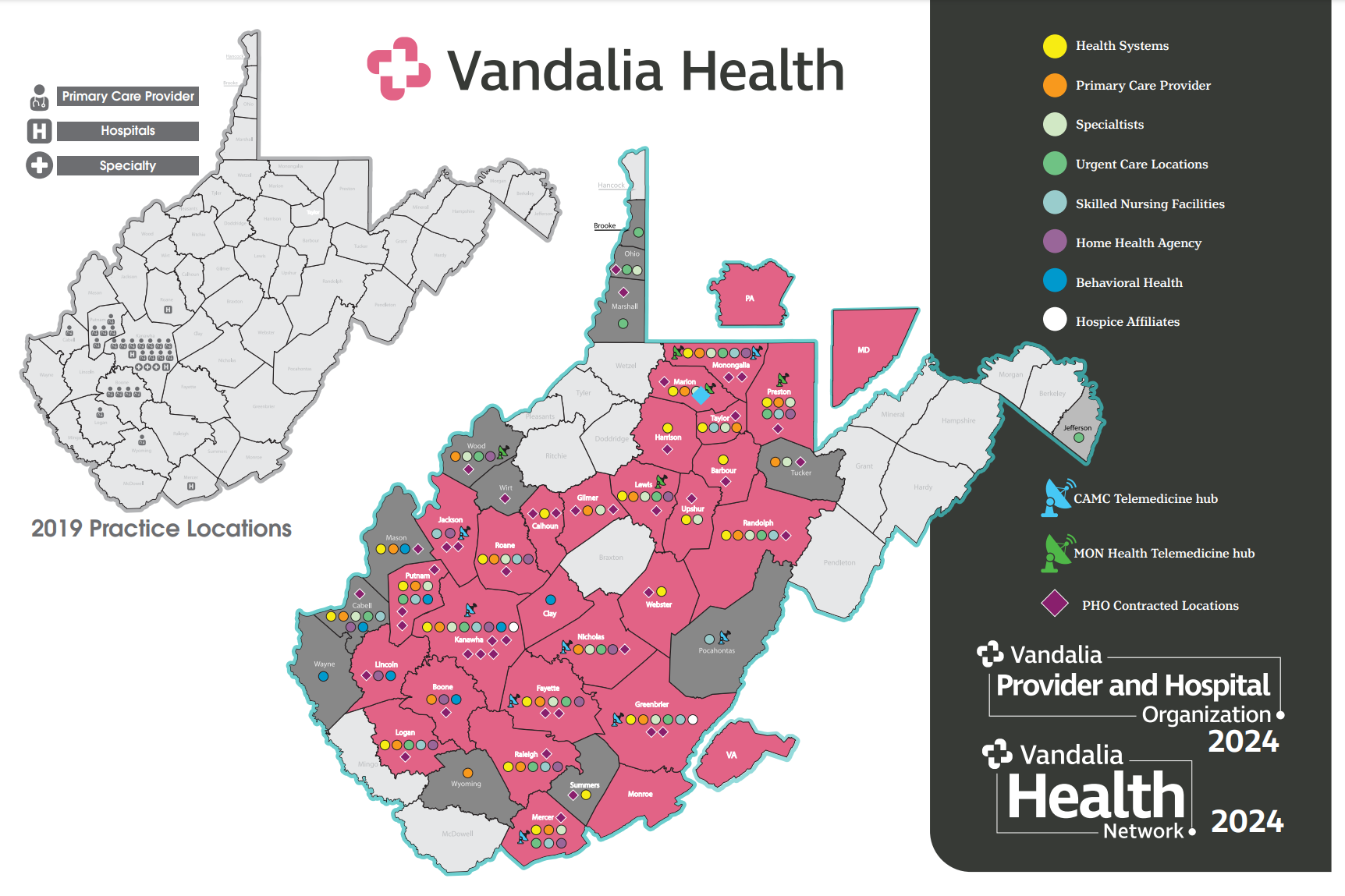 Map | Vandalia Health Network